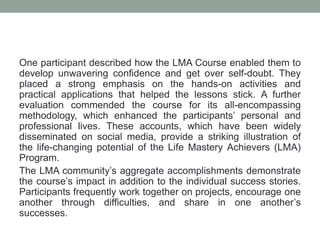 Tim Han LMA Course Lifting Thousands with LMA Course from Tiny ...