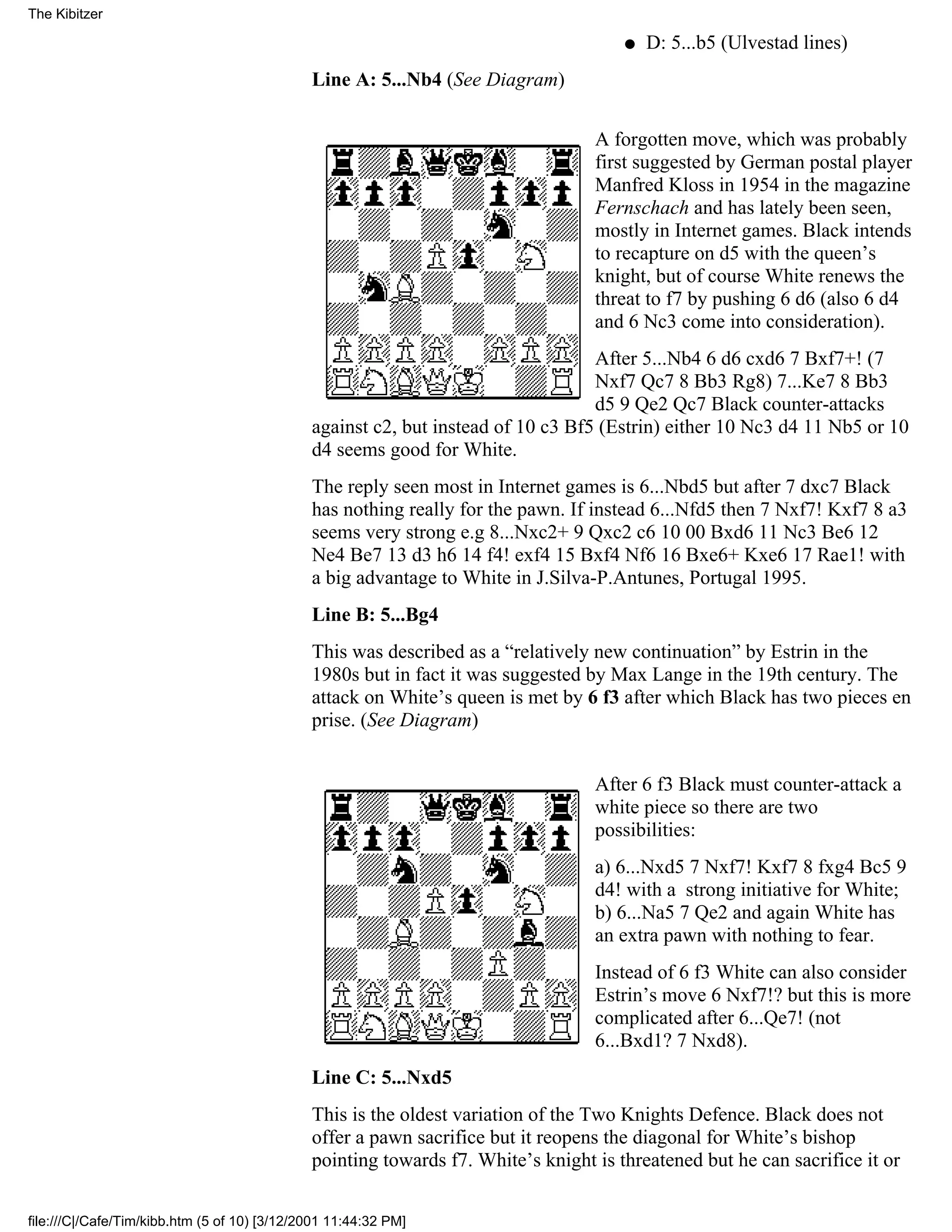 Tim harding two knights defence part i | PDF | Table Tennis | Sports