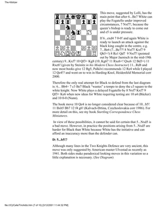 Tim harding two knights defence part i | PDF | Table Tennis | Sports