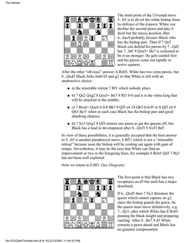 Tim harding two knights defence part i | PDF | Table Tennis | Sports