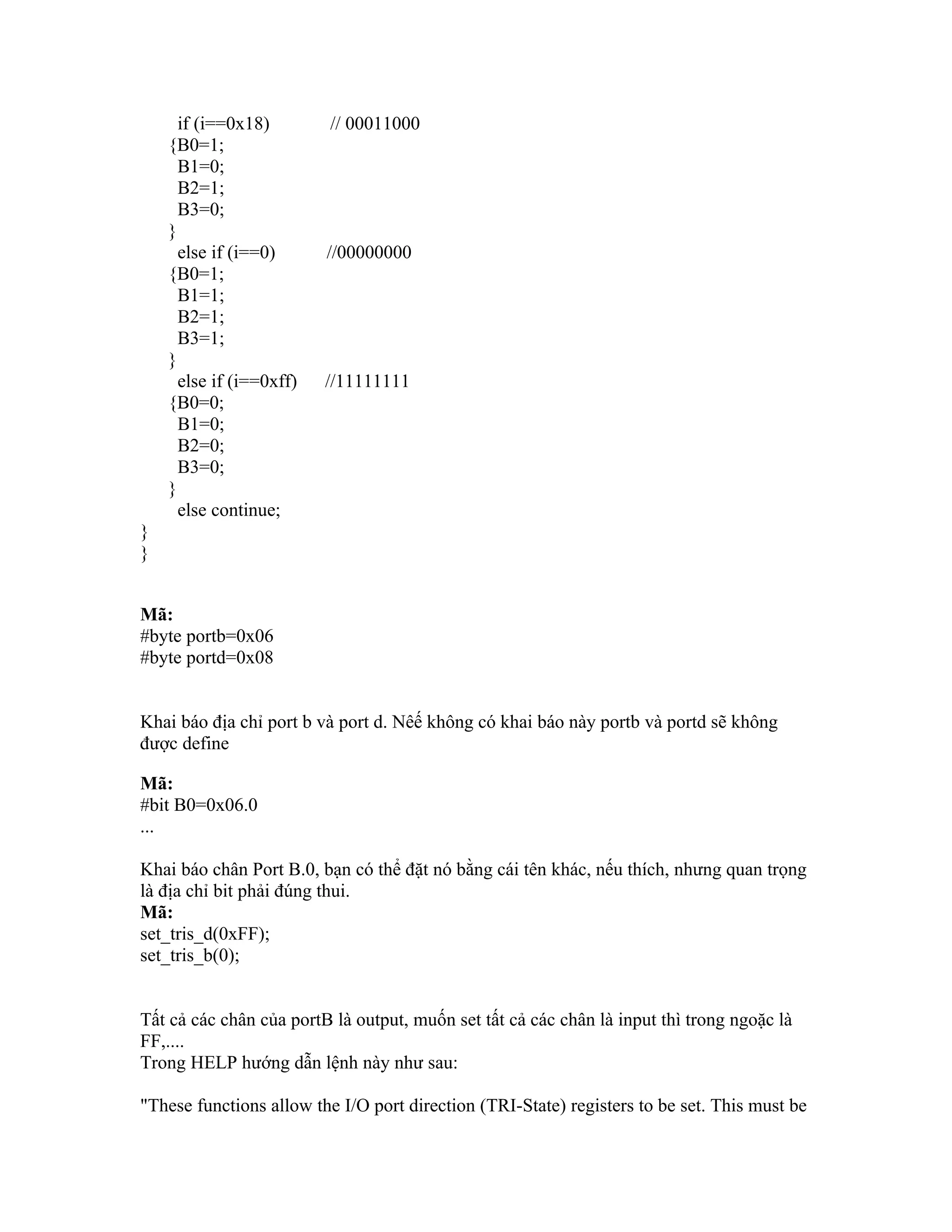 Tim hieu lenh trong pic16 f877a | DOC