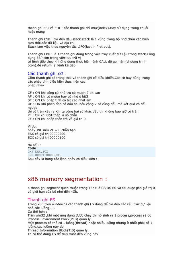 Tim hieu thanh ghi in asm | DOC