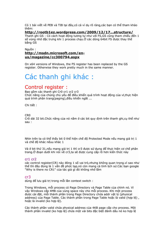 Tim hieu thanh ghi in asm | DOC