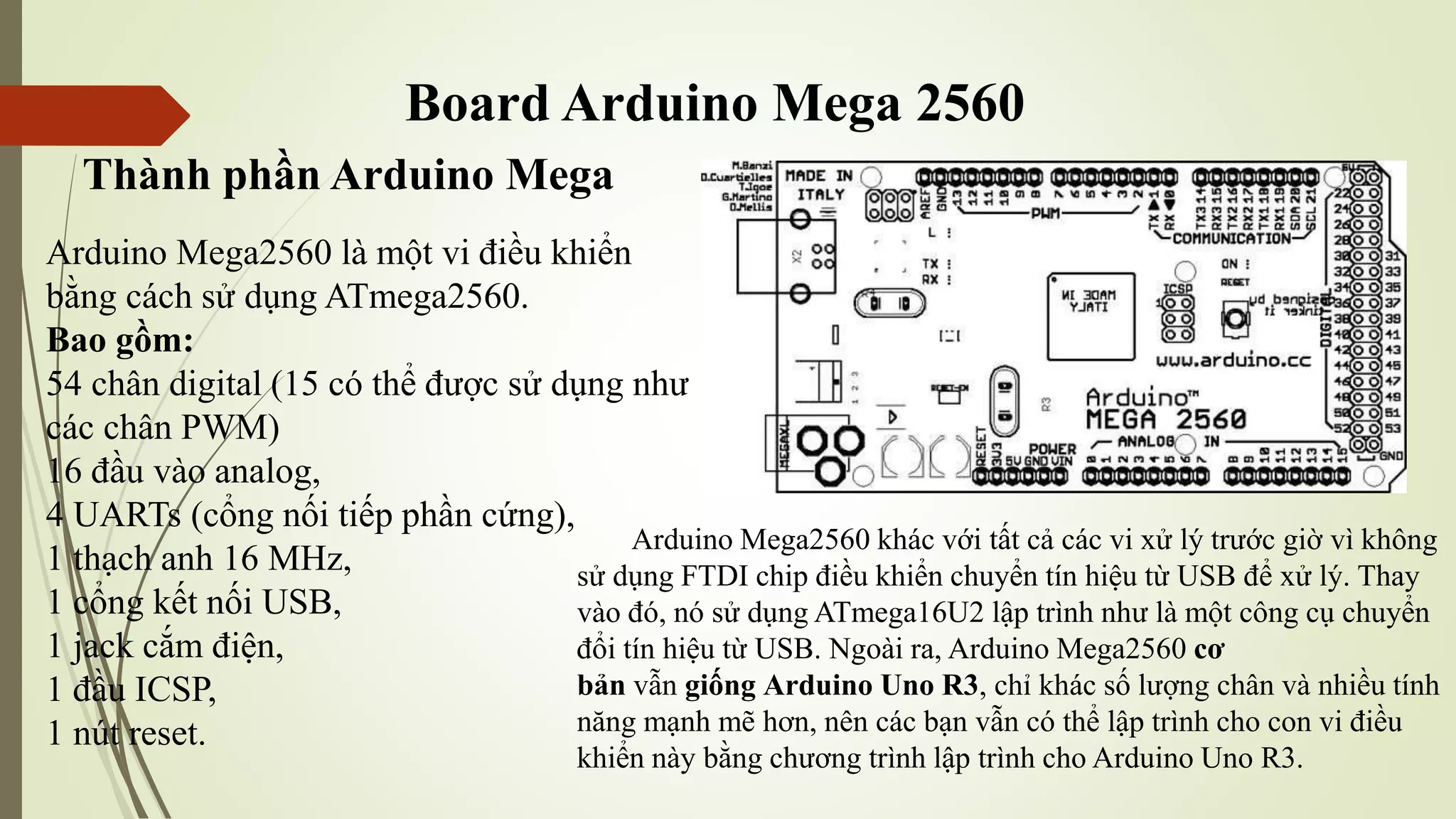 Tìm hiểu về Arduino và một số dự án với Arduino | PPTX