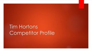 Tim hortons | PPT
