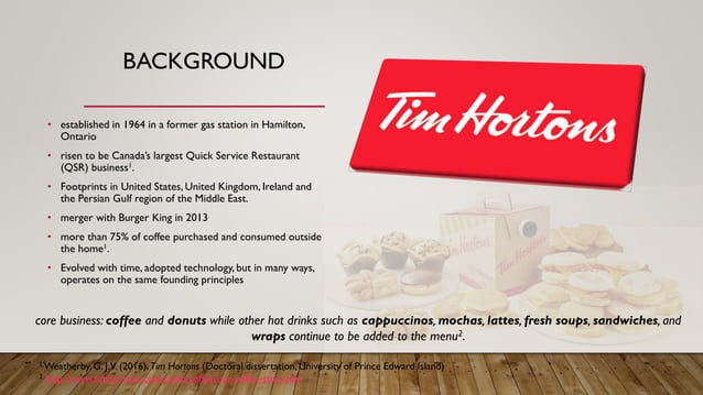 Tim hortons- Customer Personal and Segmentation | PDF | Food Industry ...