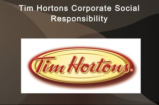 Tim Hortons CSR | ODP