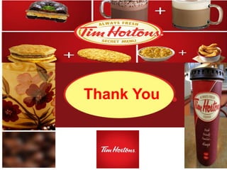Tim hortons final project latest ppt | PPTX