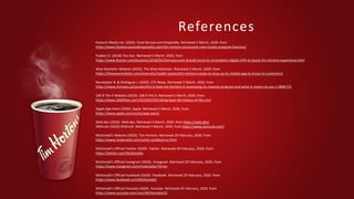 Tim hortons- Marketing Competitive Analysis | PDF