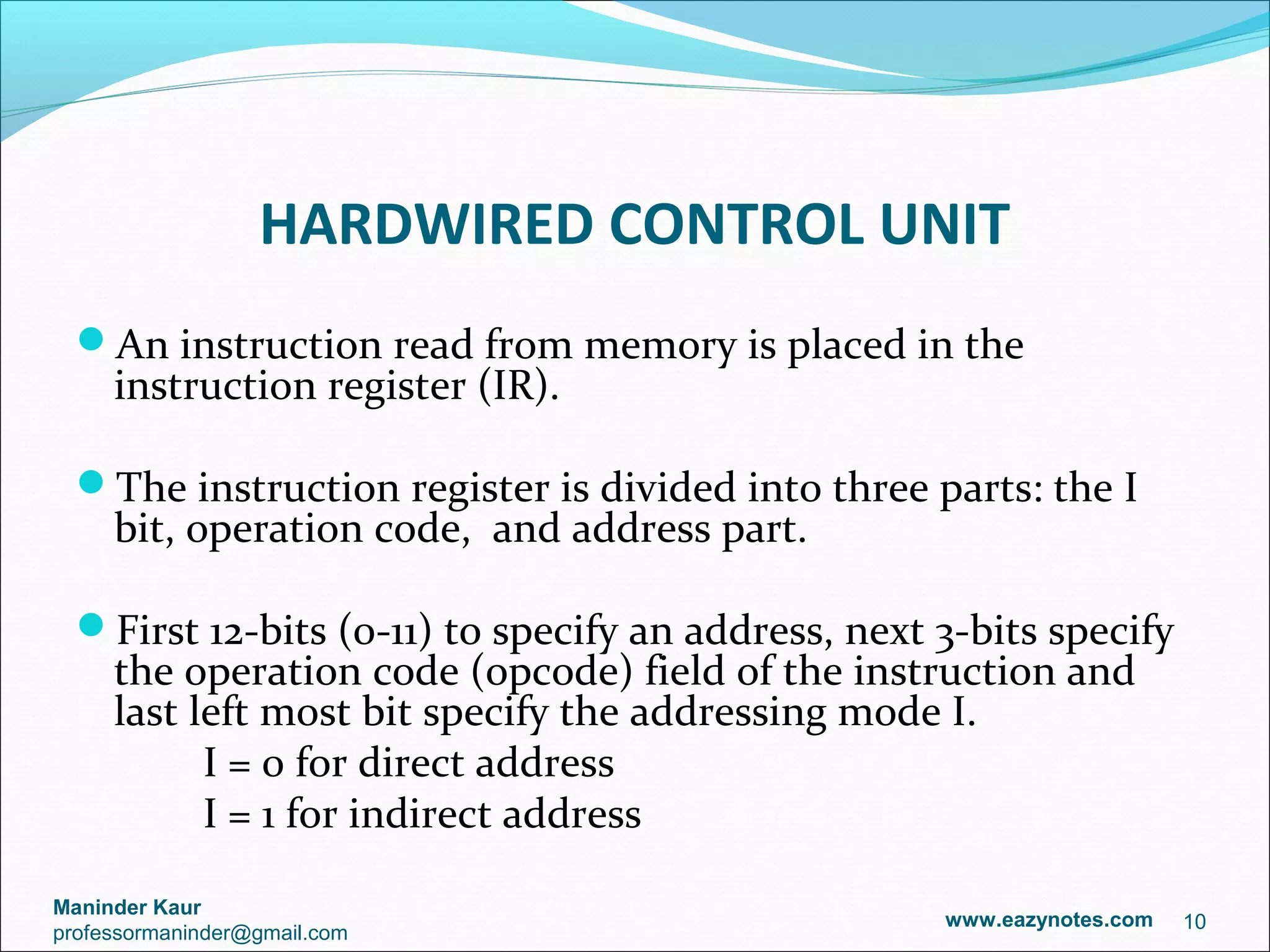 Timing And Control Unit Pps Computing Technology And Computing