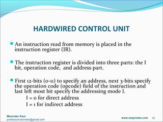Timing and-control-unit | PPS