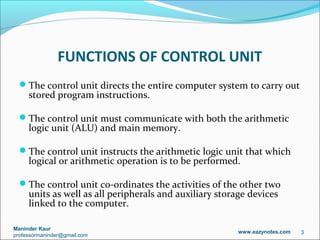 Timing and-control-unit | PPS