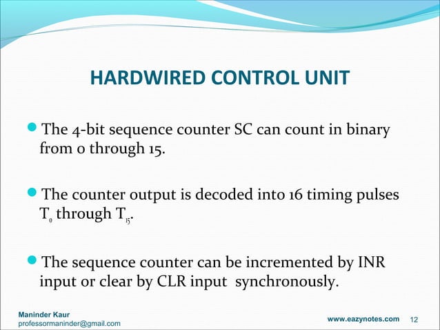 Timing and-control-unit | PPT