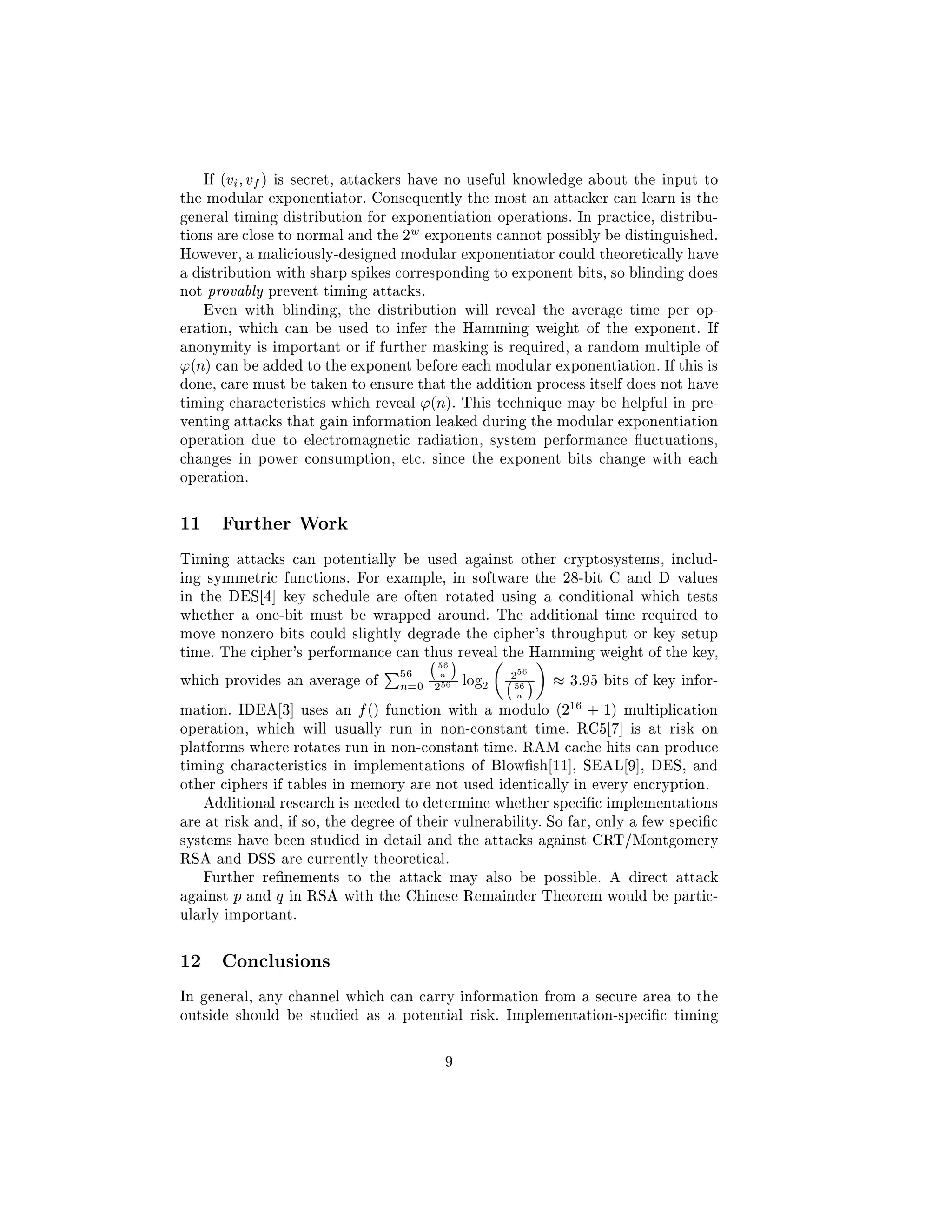 Timing attacks - Rambus | PDF | Information and Network Security | Computing