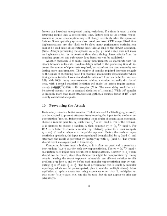 Timing attacks - Rambus | PDF | Information and Network Security | Computing