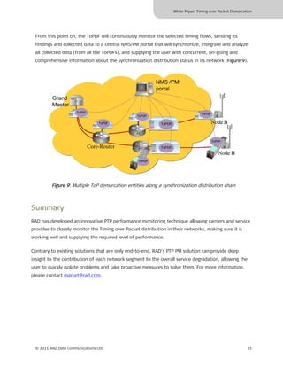 Timing over packet demarcation | PDF