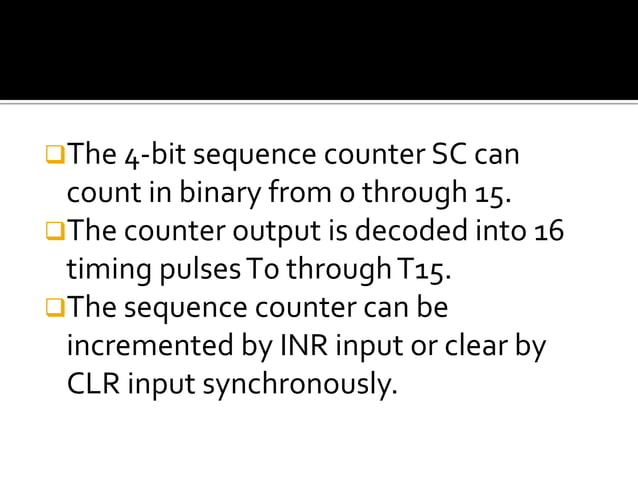 Timing and control | PPTX