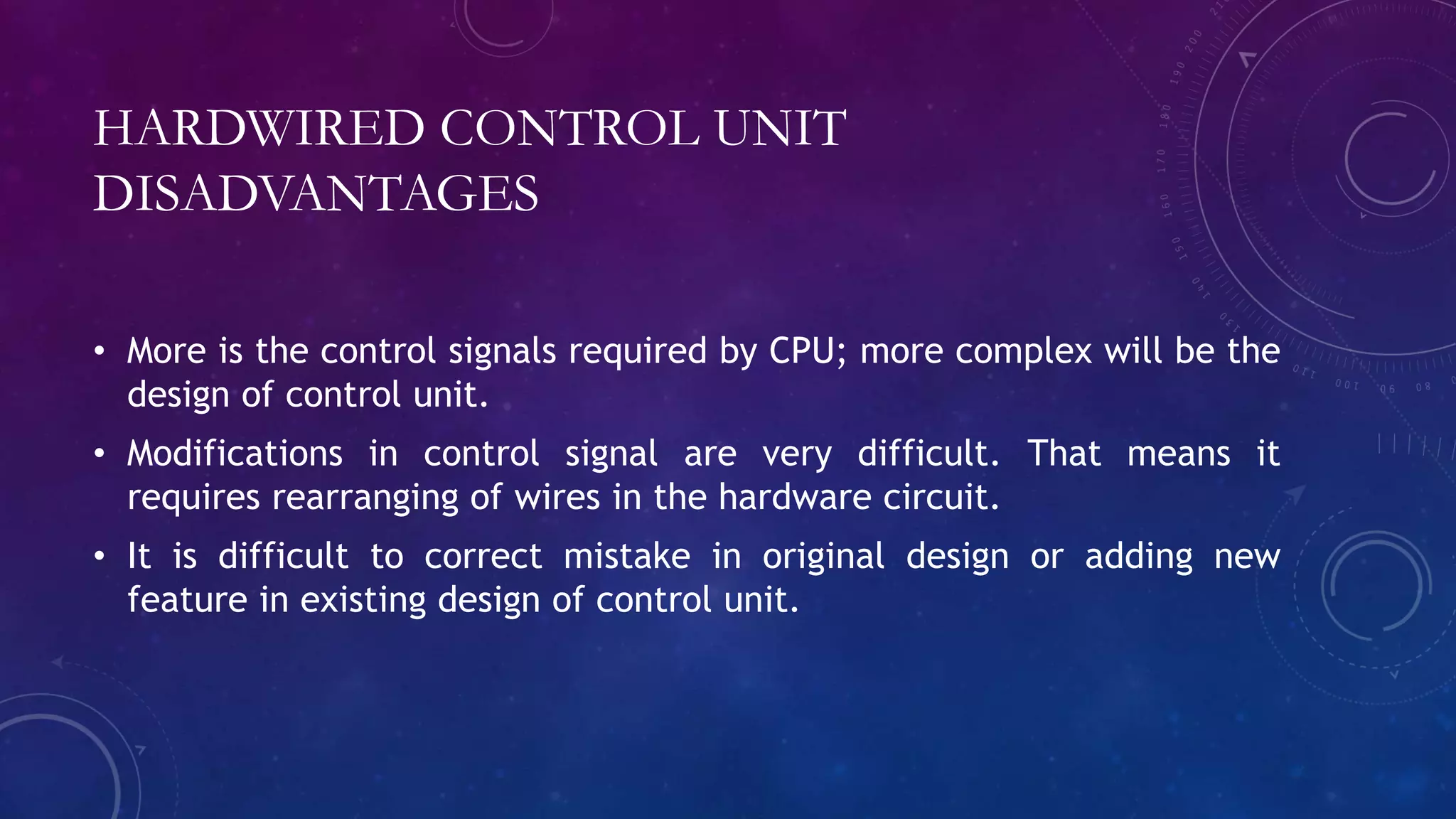 Timing and control unit | PPTX