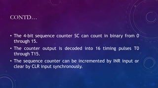 Timing and control unit | PPT