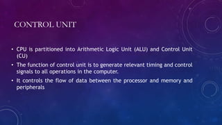 Timing and control unit | PPT