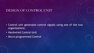 Timing and control unit | PPT