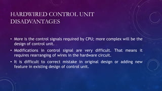 Timing and control unit | PPT