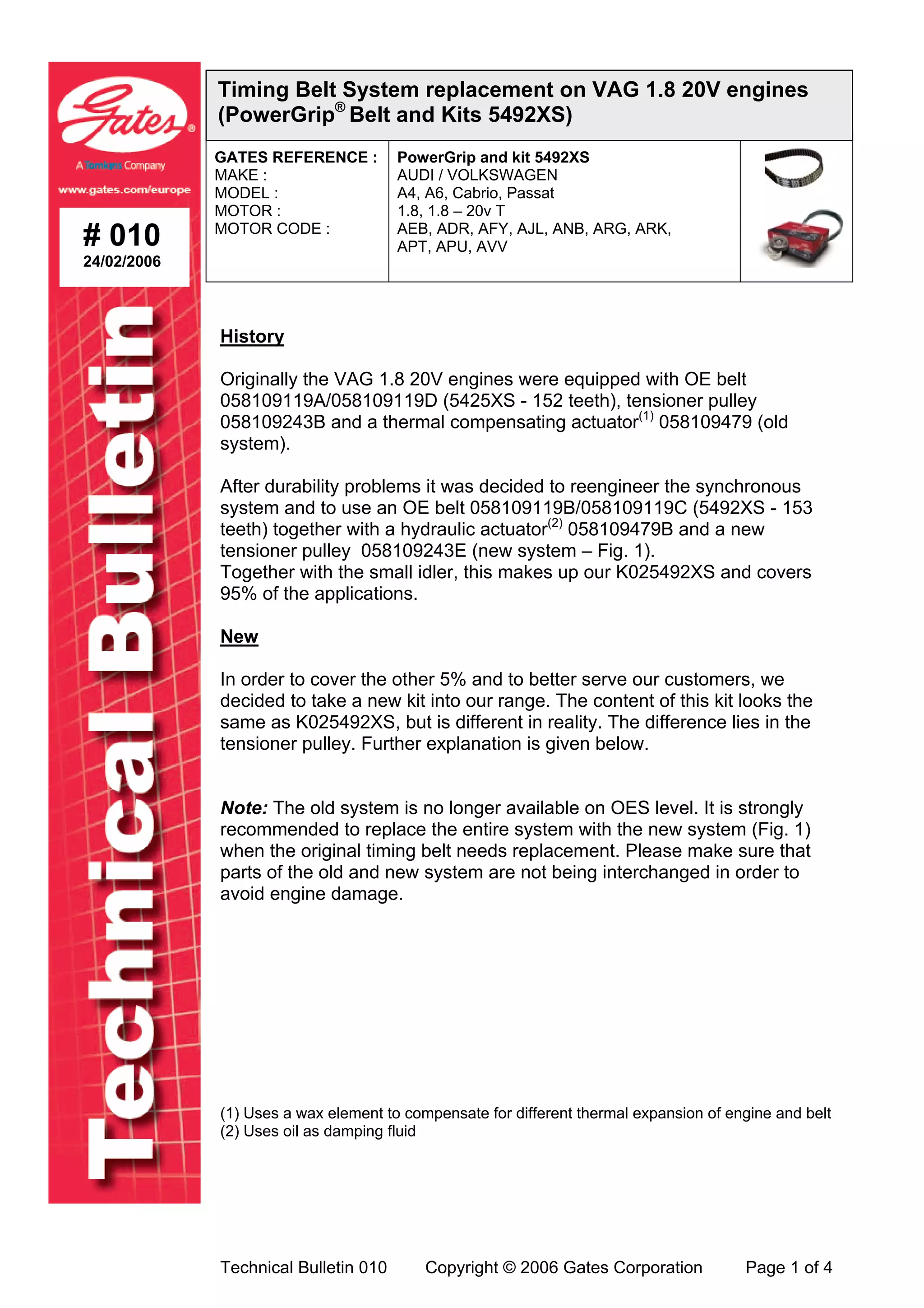 Timing belt gates | PDF