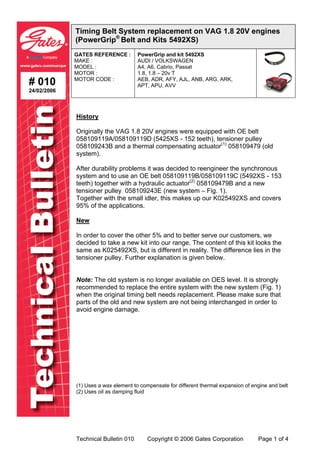 Timing belt gates | PDF