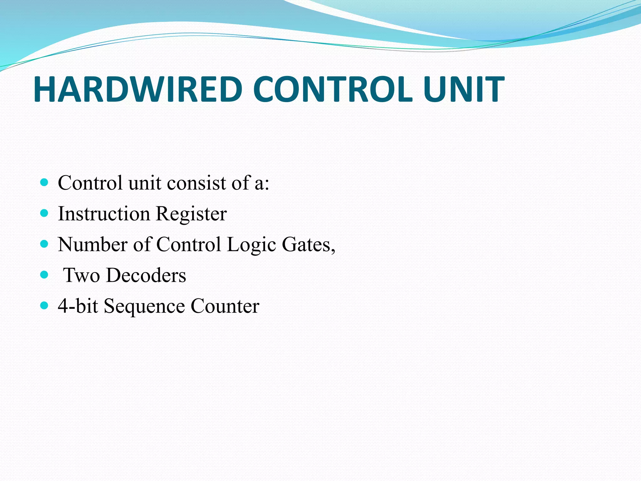 Timing and control | PPTX | Programming Languages | Computing