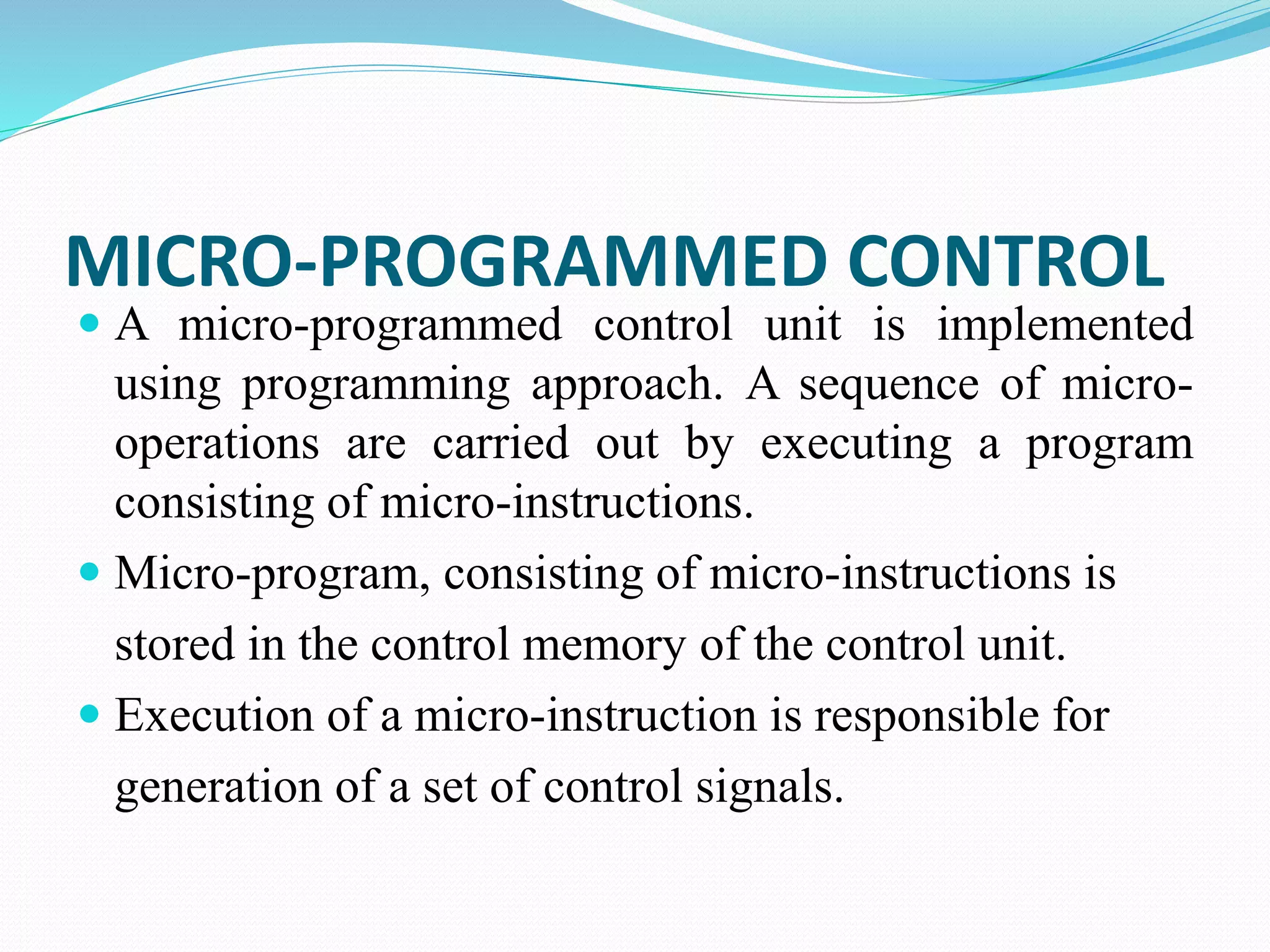 Timing and control | PPTX