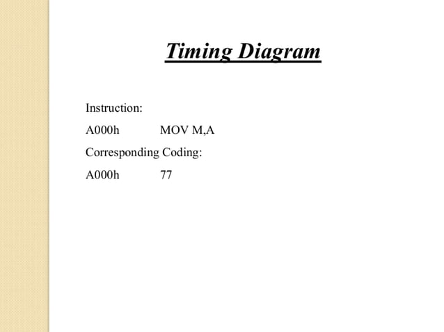 Timing diagram.ppt | Computing | Technology & Computing