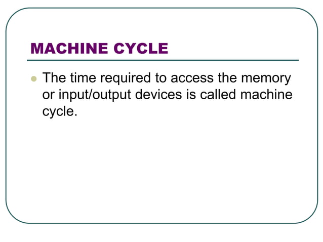 Timing Diagram Of 8085 Ppt