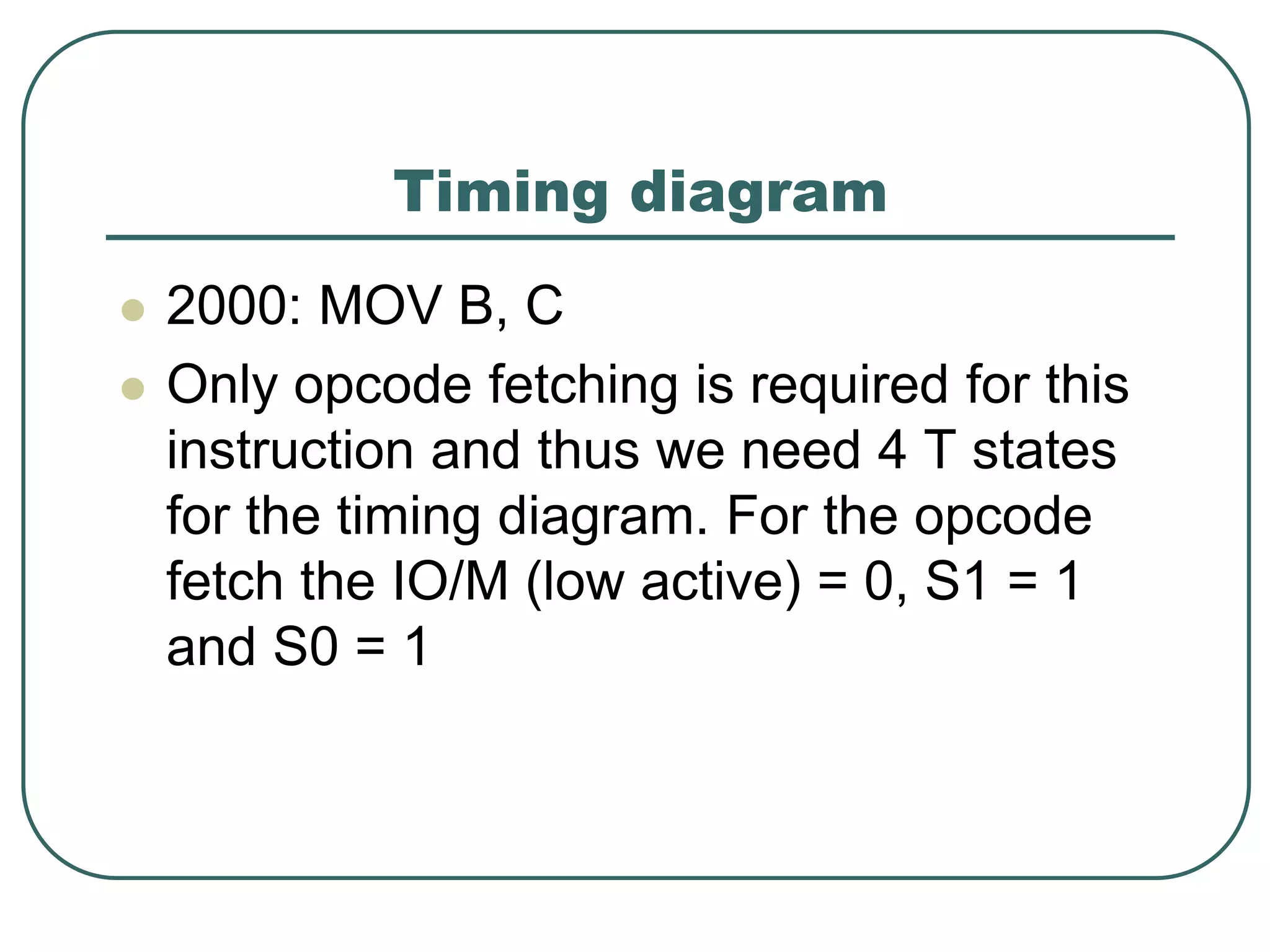 Timingdiagramof8085pptx Programming Languages Computing