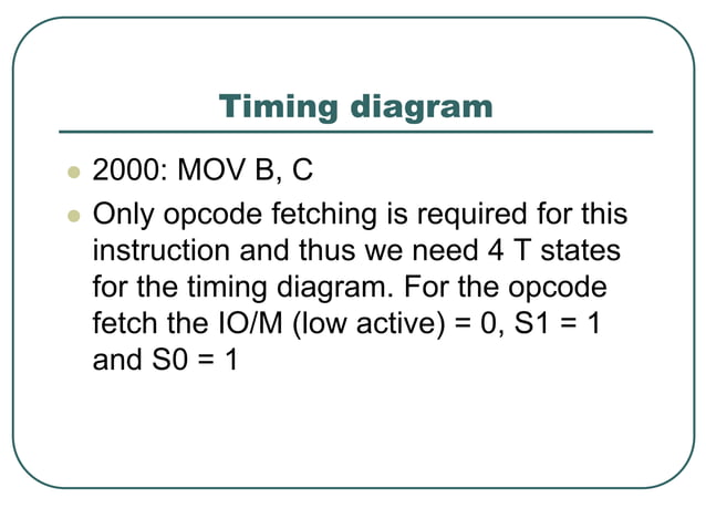 timing_diagram_of_8085.pptx | Programming Languages | Computing