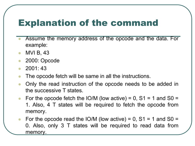 timing_diagram_of_8085.pptx | Programming Languages | Computing