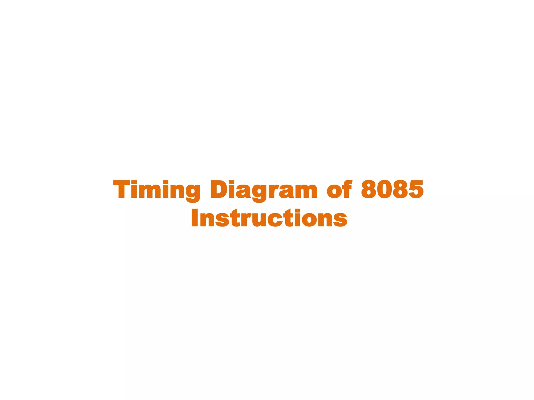 Timing Diagram of 8085 Instructions.pdf