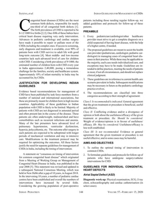 Timing of SURGERY IN CHD | PDF