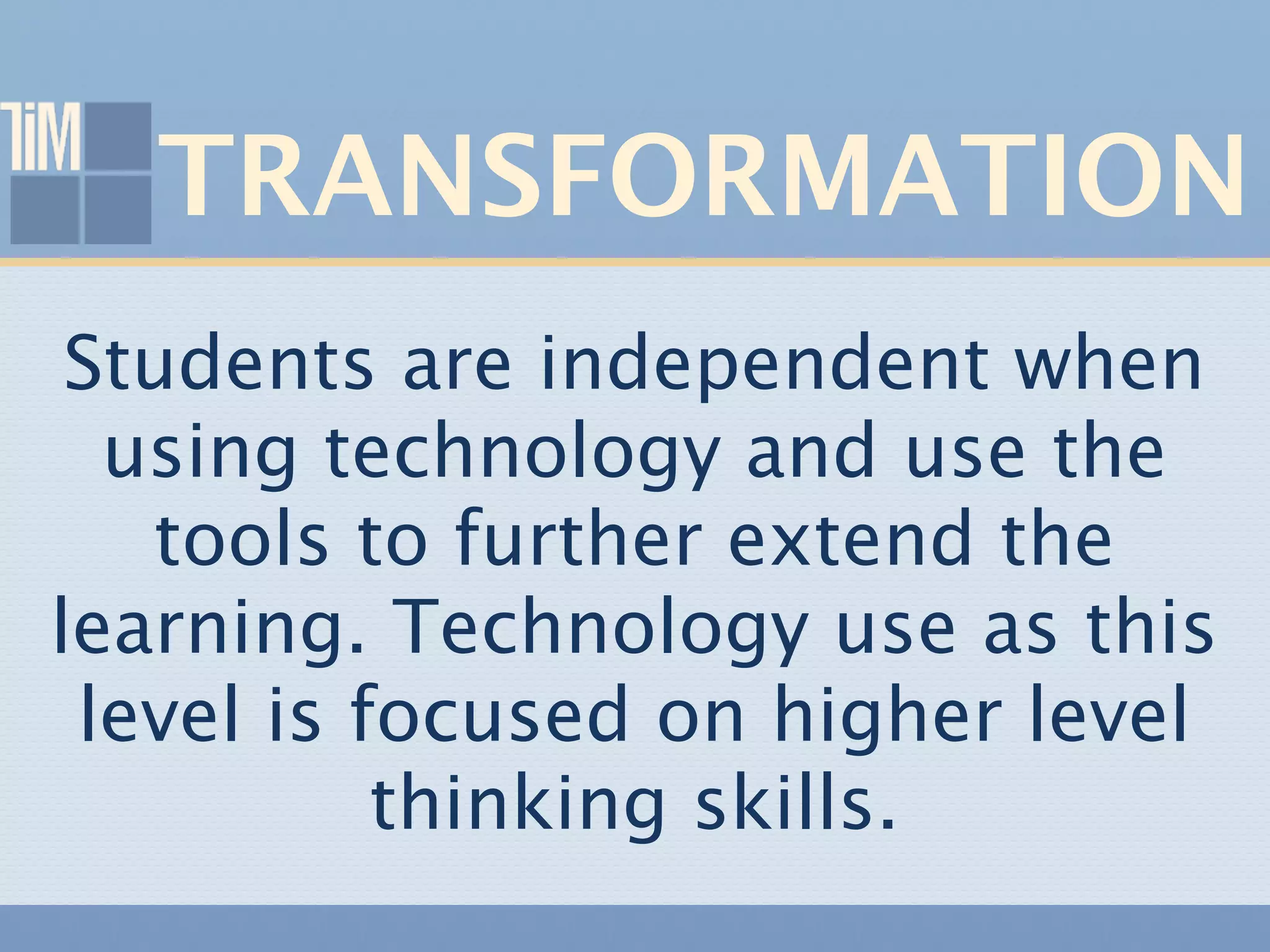 Technology Integration Matrix Introduction | KEY