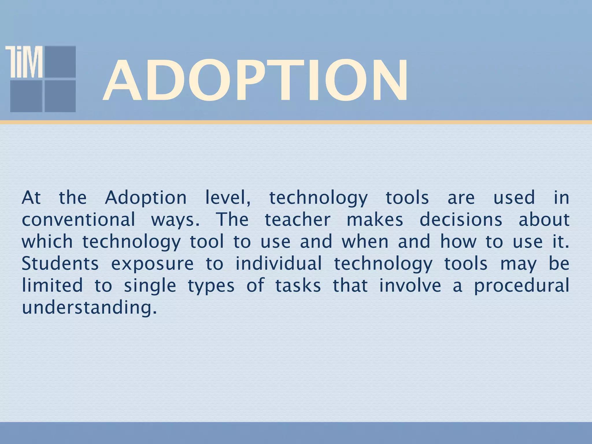 Technology Integration Matrix Introduction | KEY