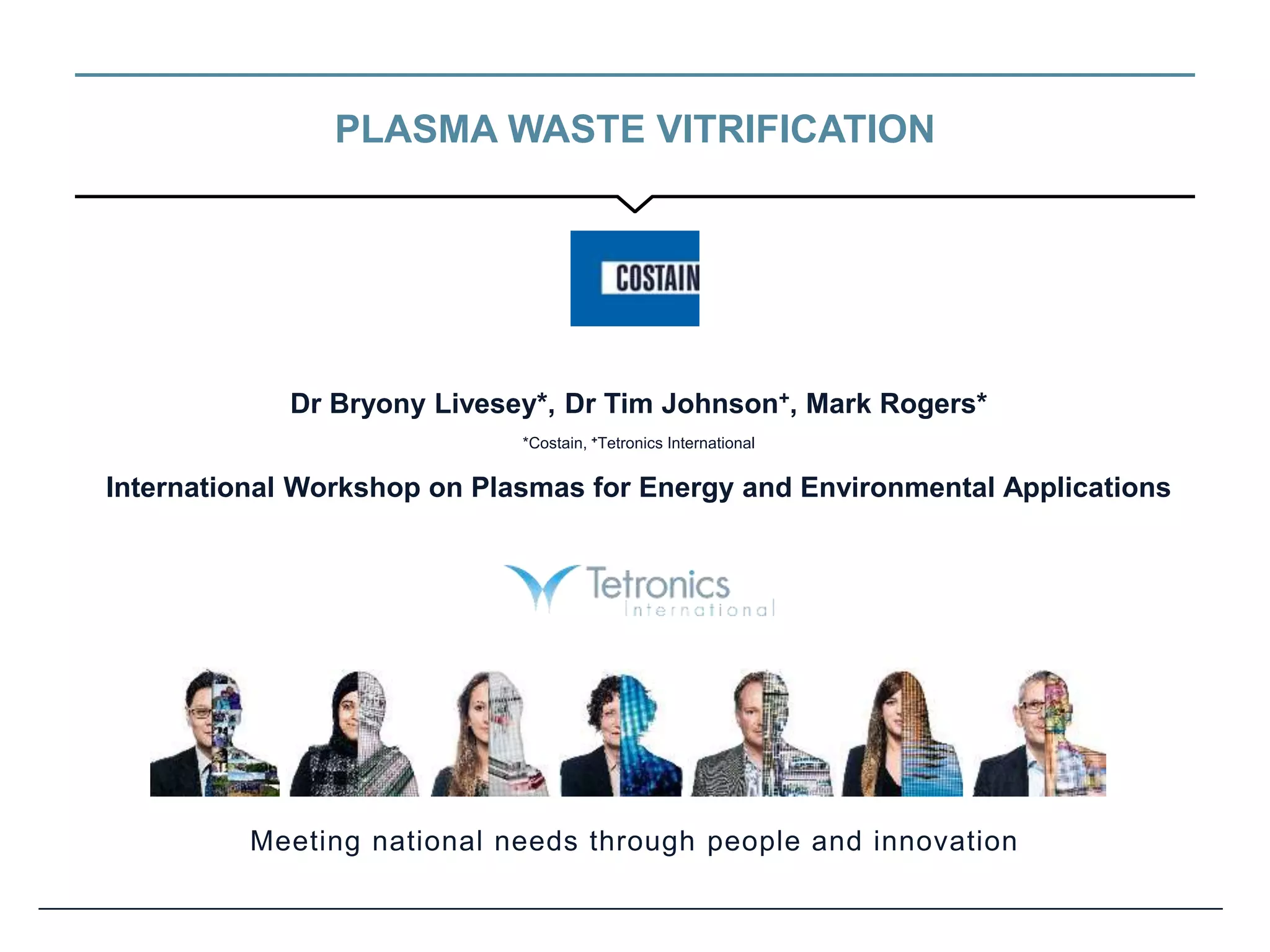 Plasma Waste Vitrification | PPTX