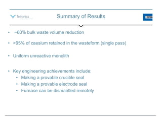 Plasma Waste Vitrification | PPTX