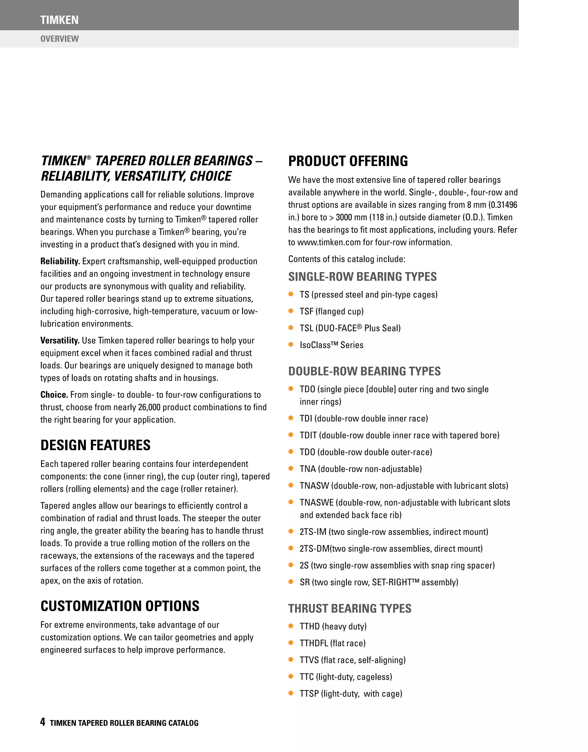 Timken tapered-roller-bearing-catalog | PDF