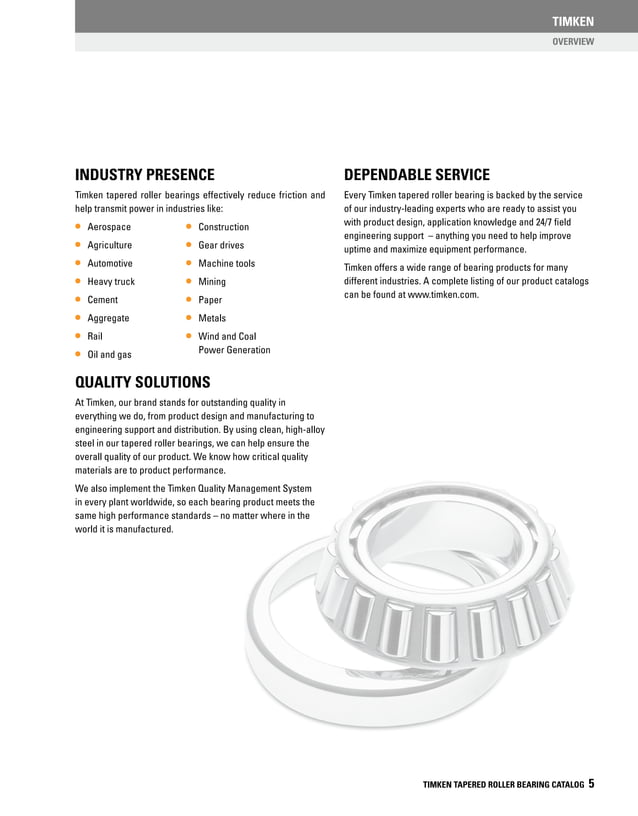 Timken tapered-roller-bearing-catalog | PDF | Radio Control | Hobbies ...