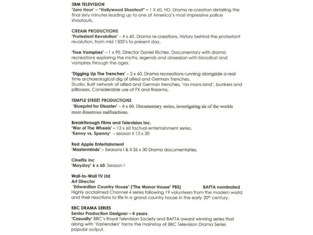 Tim Luke Resume Powerpoint | PPT