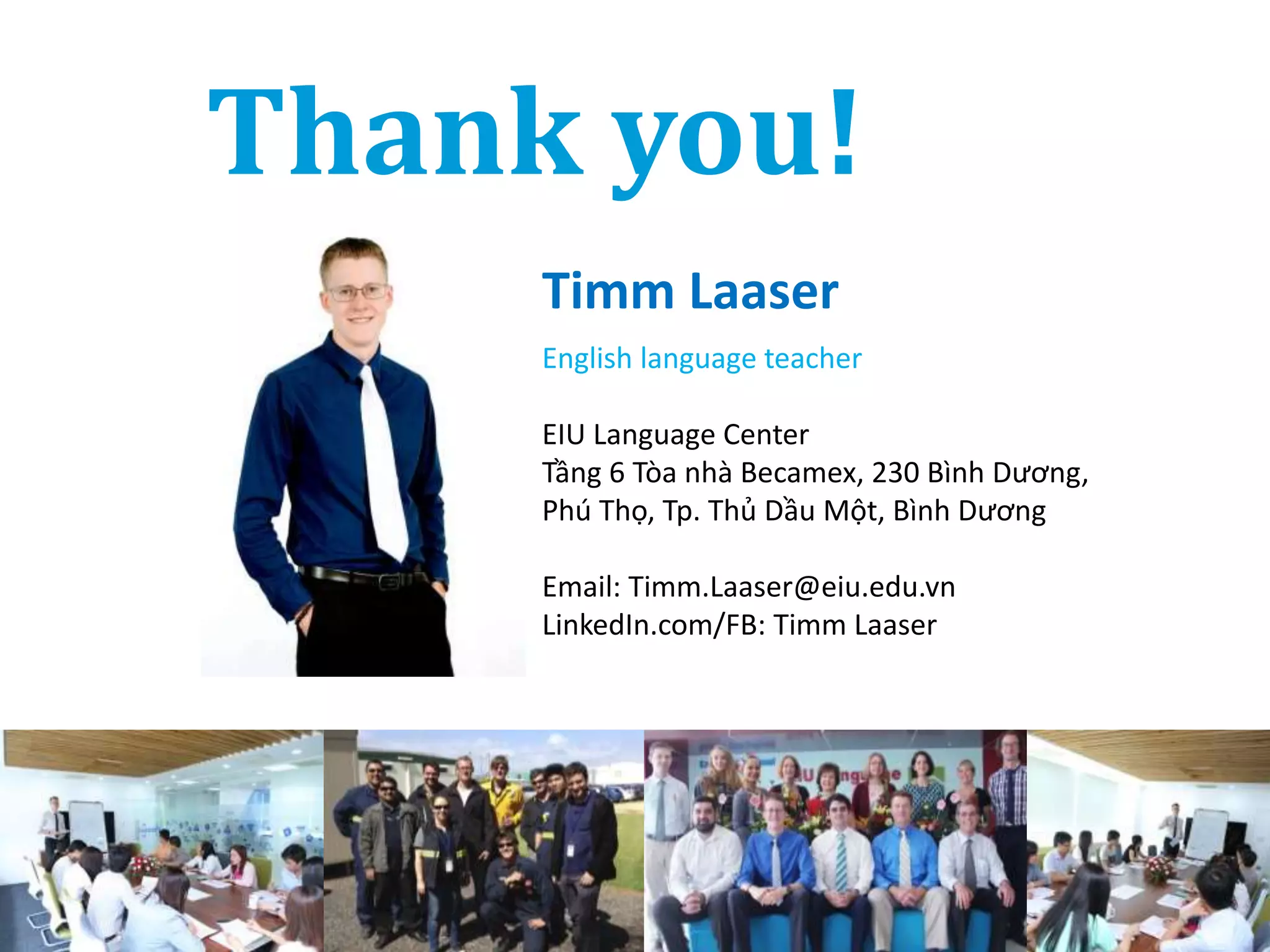 Timm Laaser - Teacher Intro and GTKY | PPTX