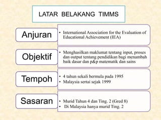 Timms group 2 (2) | PPT