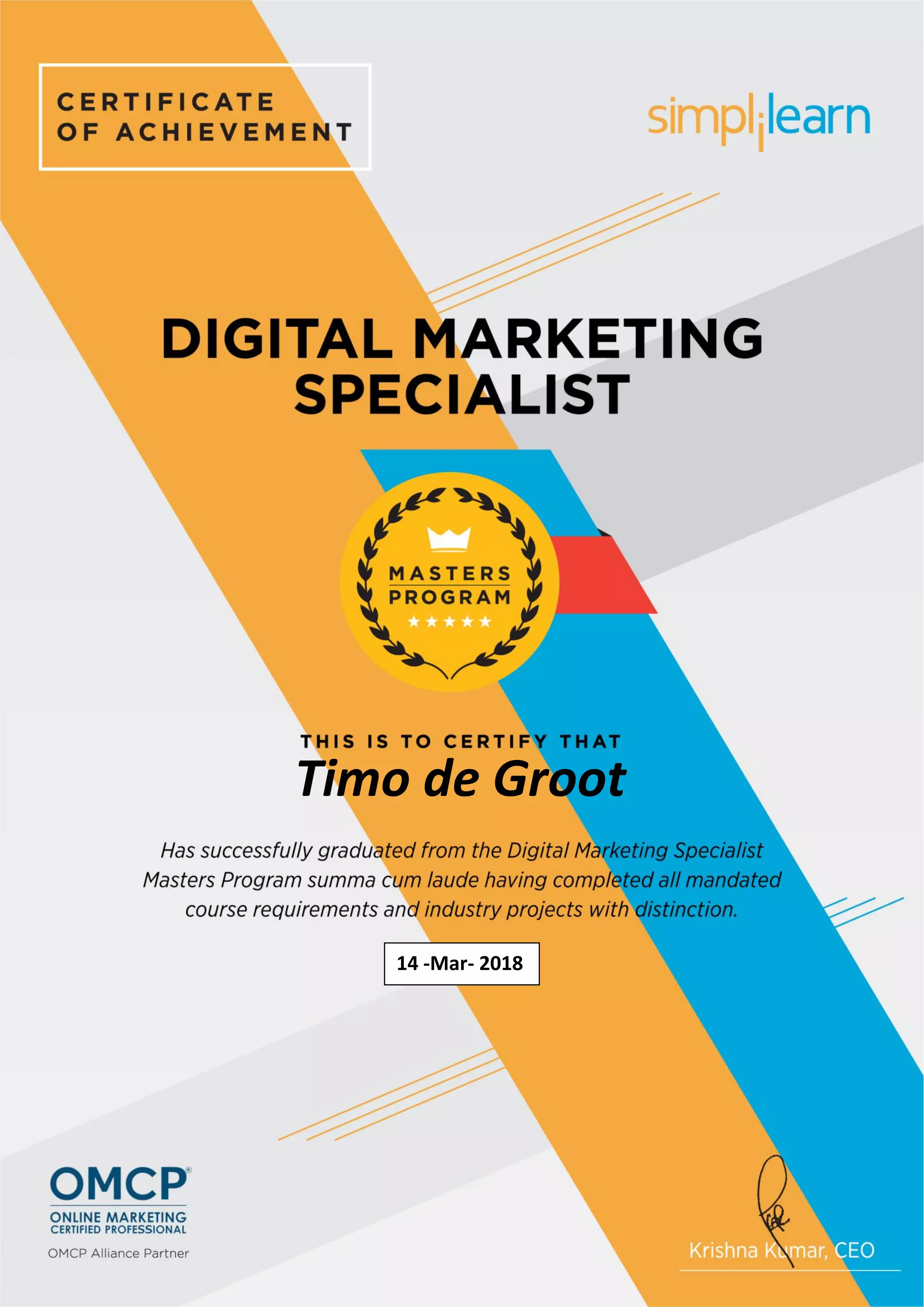 Timo de groot | PDF