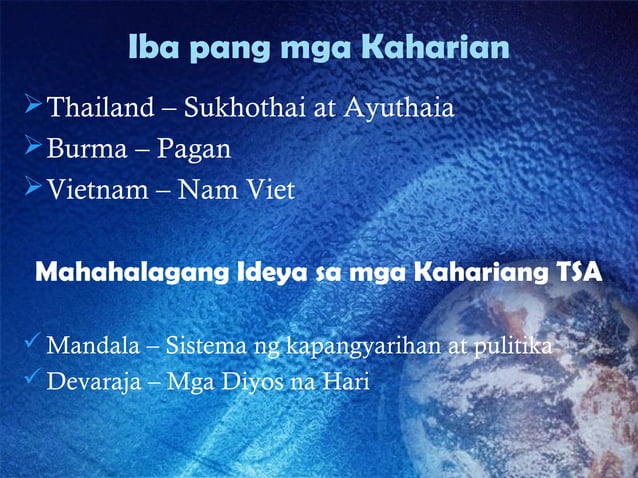 Timog silangang asya | PPT