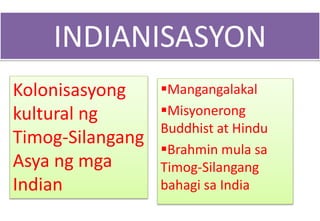 TIMOG SILANGAN KABIHASNAN LESSON POWERPOINT | PPTX