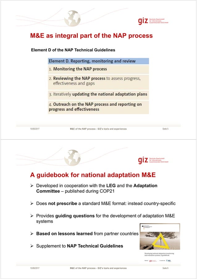 Developing National Adaptation Monitoring And Evaluation Systems Pdf